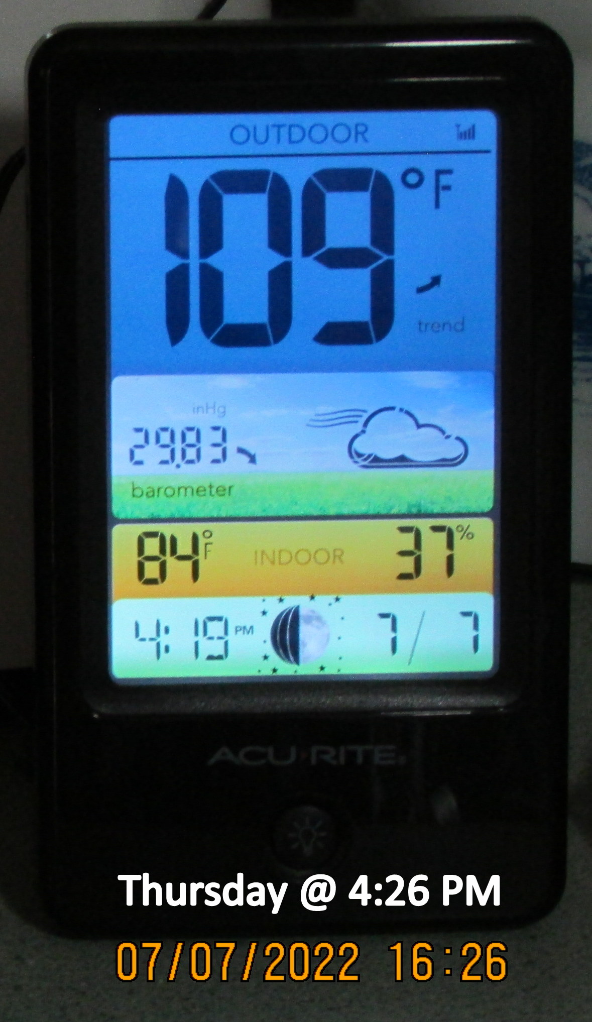 Weather report, Wa-awful « Three Quarters & Counting