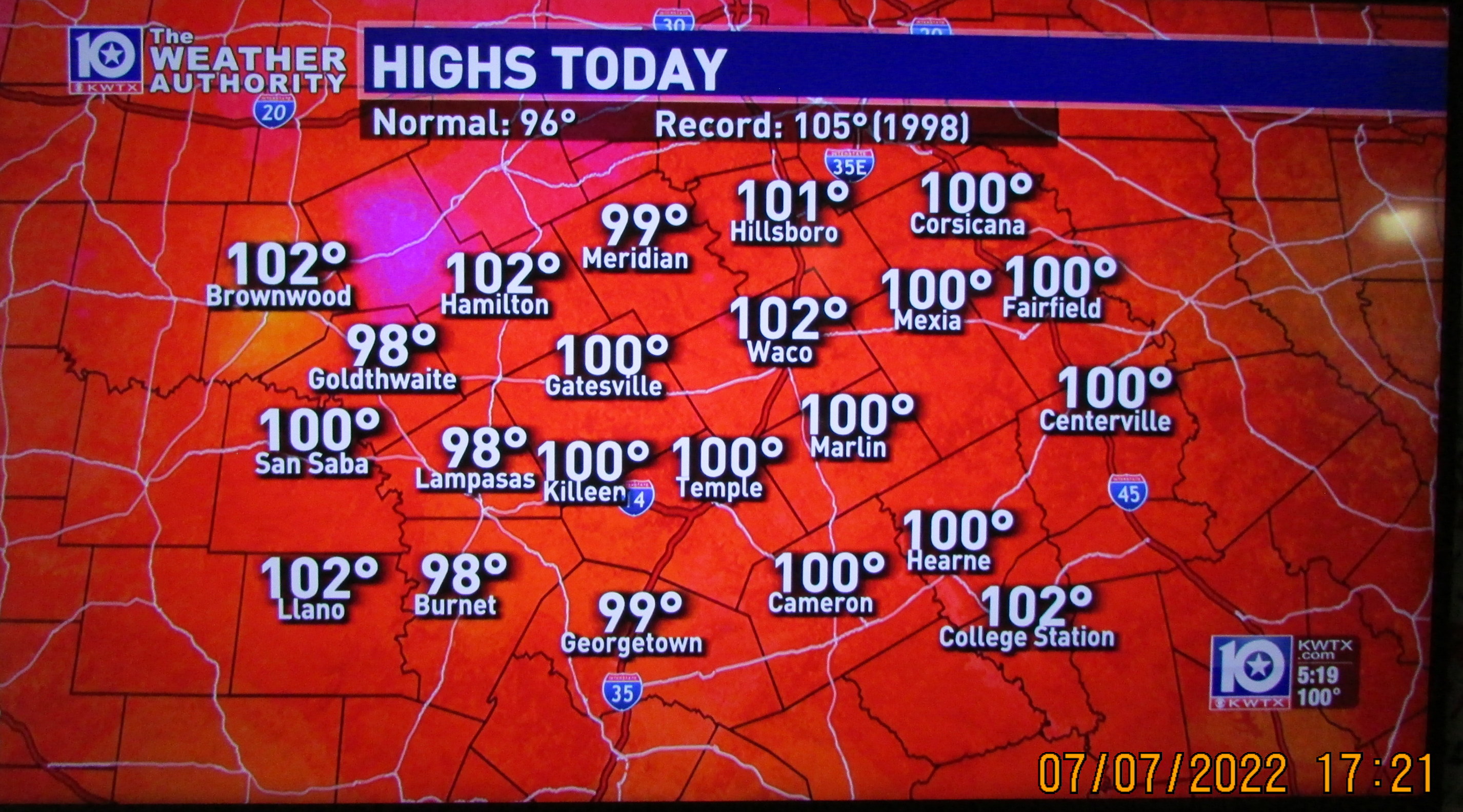 Weather report, Wa-awful « Three Quarters & Counting